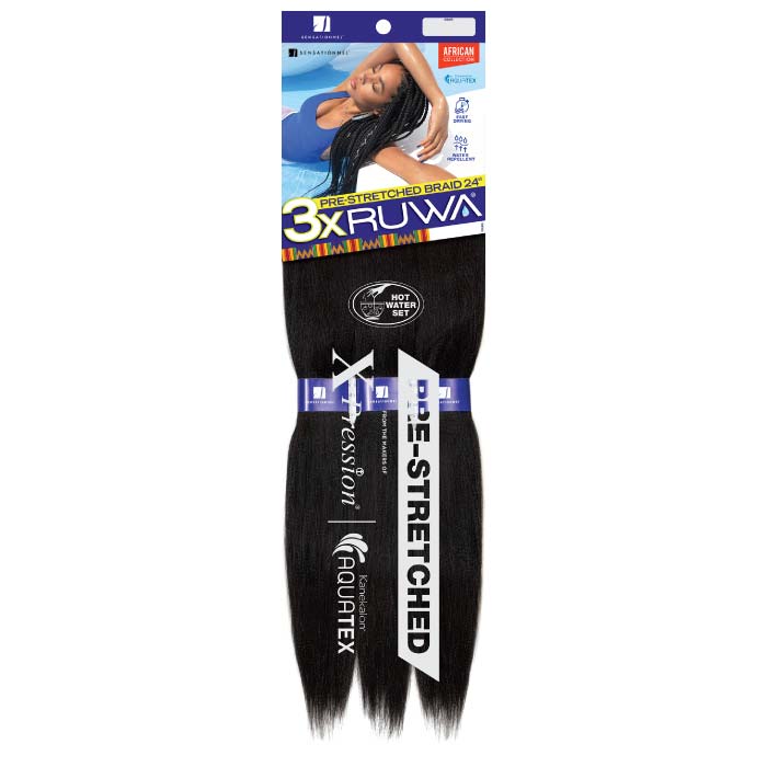 Sensationnel 3X Water Wave RUWA Pre-Stretched Braid 24" (Qty. 50) – The ...